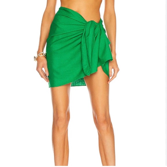 Aexae | Swim | Nwot Aexae Mini Linen Sarong In Green | Poshmark
